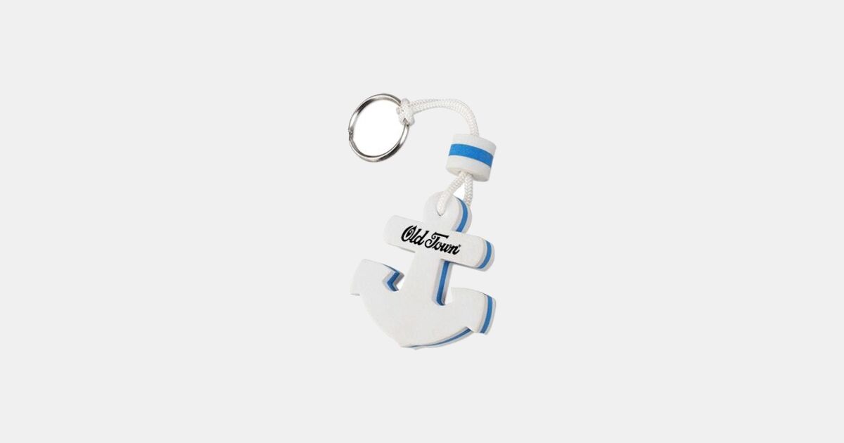 Anchor Floating Keychain with your logo | MiniThrowBalls.com