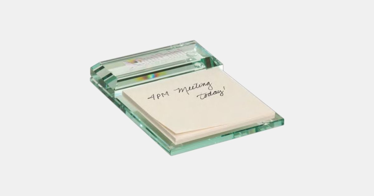Custom Atrium (TM) Glass Message Pad Holder with your logo ...