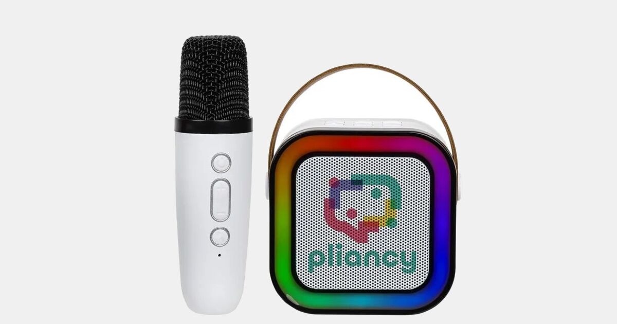 Custom Printed Audition Wireless Karaoke Speaker with Microphone with ...