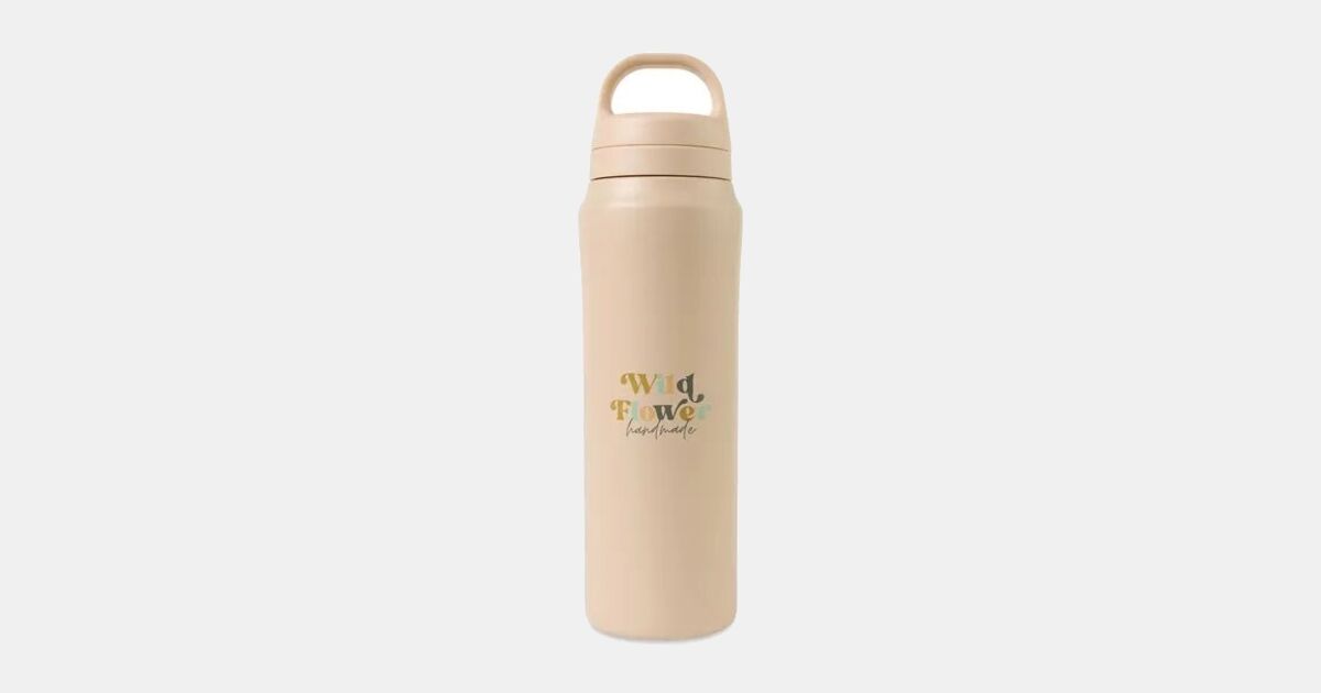 Custom Imprinted Aviana(TM) Rowan Recycled Water Bottle 16 Oz. with ...