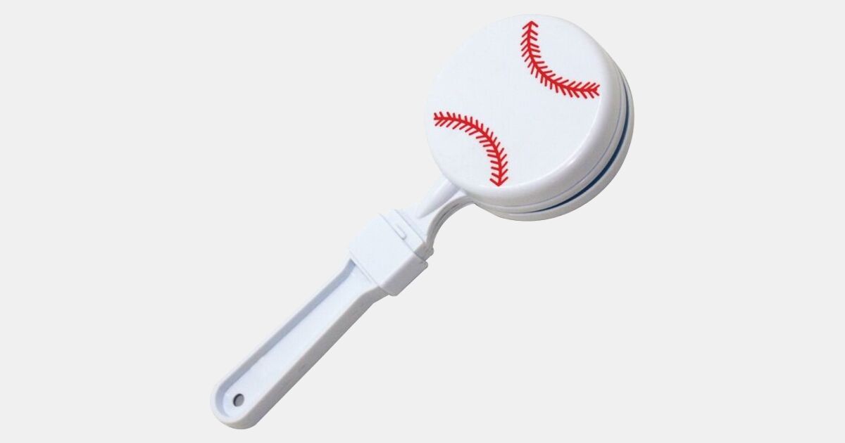 Promotional Baseball Clapper Noise Maker with your logo ...