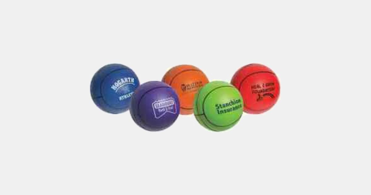 Stress Ball Basketball | MiniThrowBalls.com