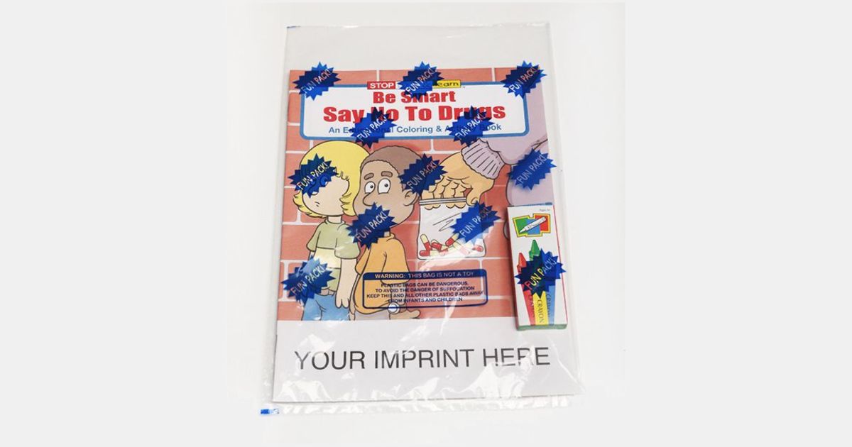 Be Smart Say No To Drugs Coloring And Activity Book Fun Pack with your ...