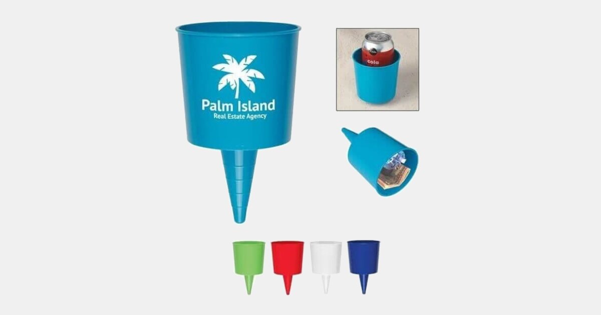 Beach-Nik USA Made with your logo | MiniThrowBalls.com