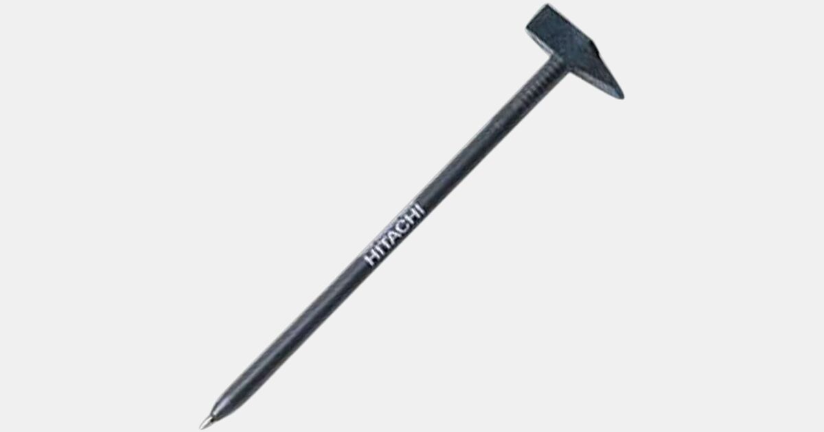 Promotional Black Hammer Tool Pen with your logo | MiniThrowBalls.com
