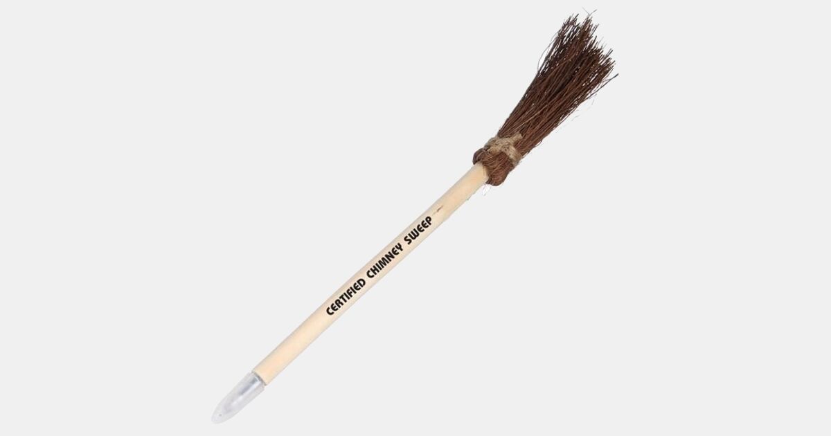 Broom Pen with your logo | MiniThrowBalls.com