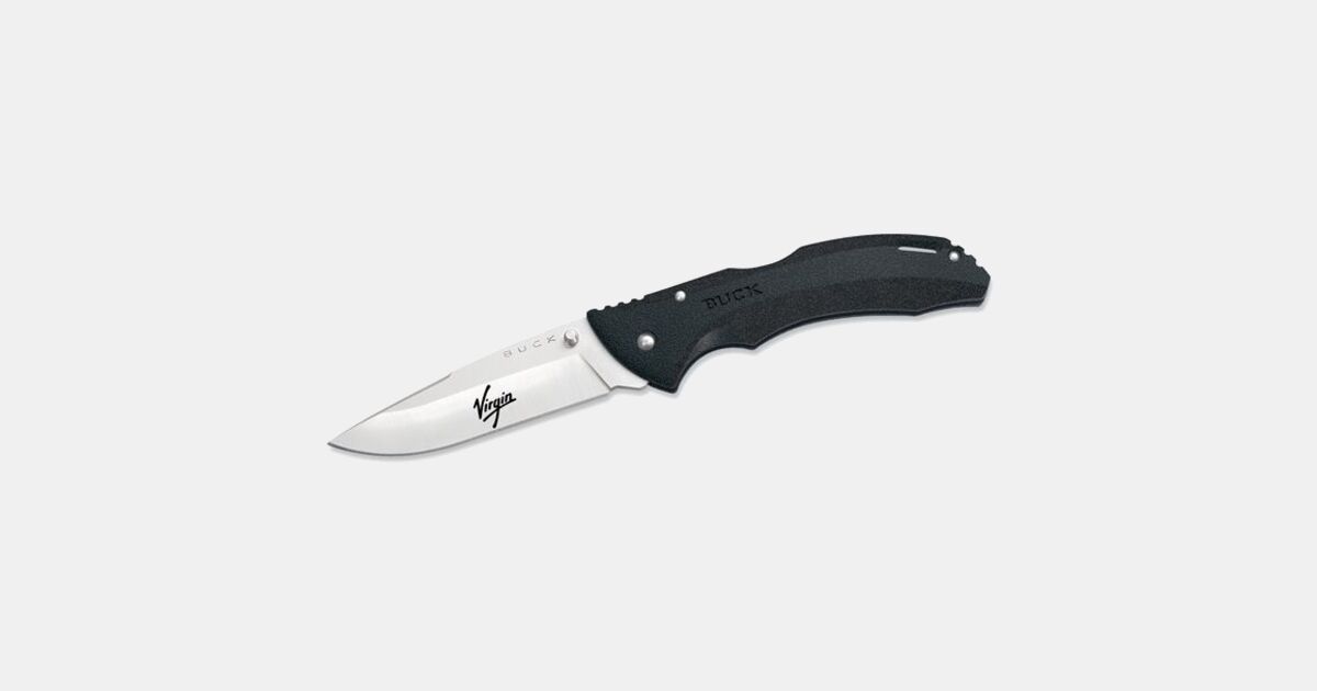 Buck 286 Bantam BHW Lockback Knife - Black USA Made with your logo ...