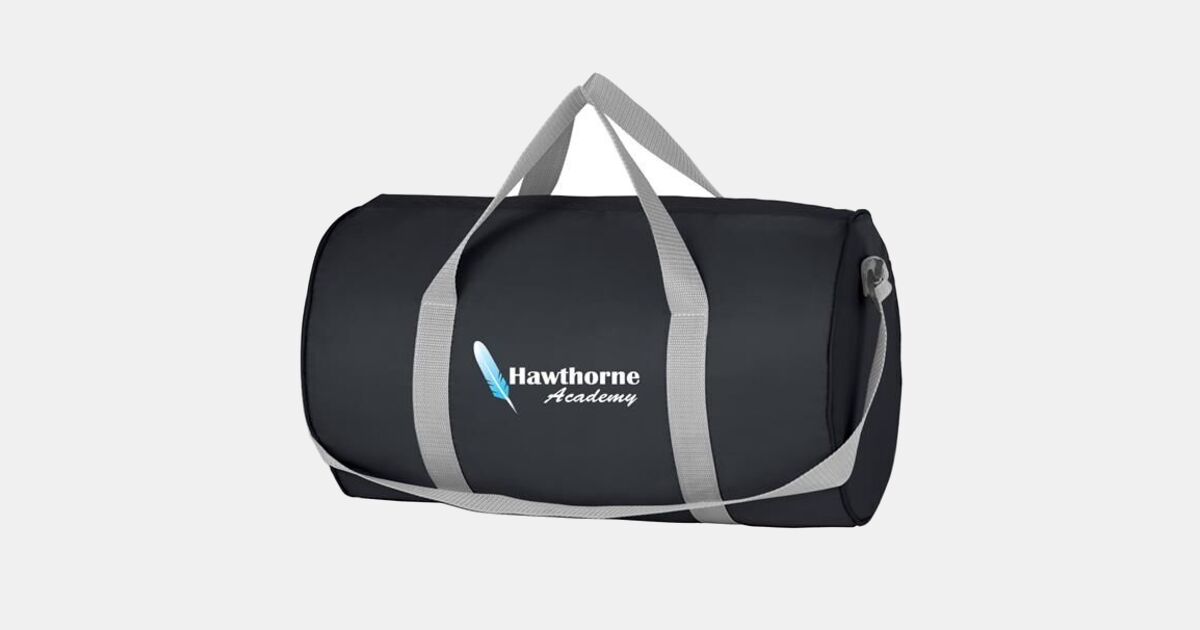 Custom Printed Budget Duffel Bag with your logo | MiniThrowBalls.com