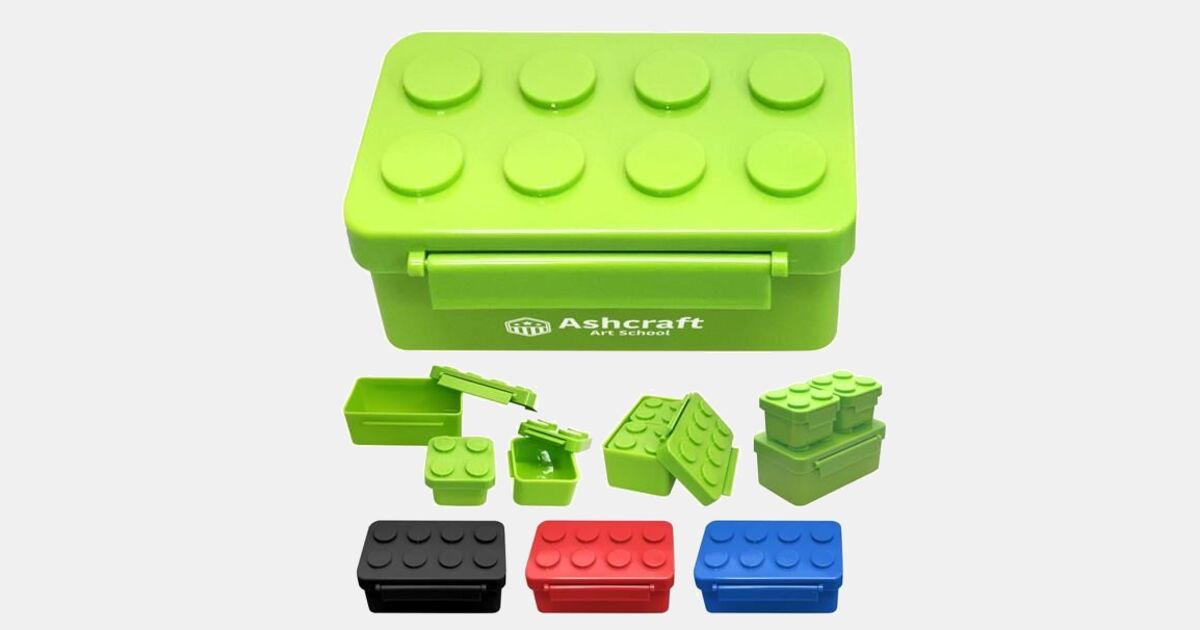 Advertising Building Blocks Stackable Lunch Containers with your logo ...