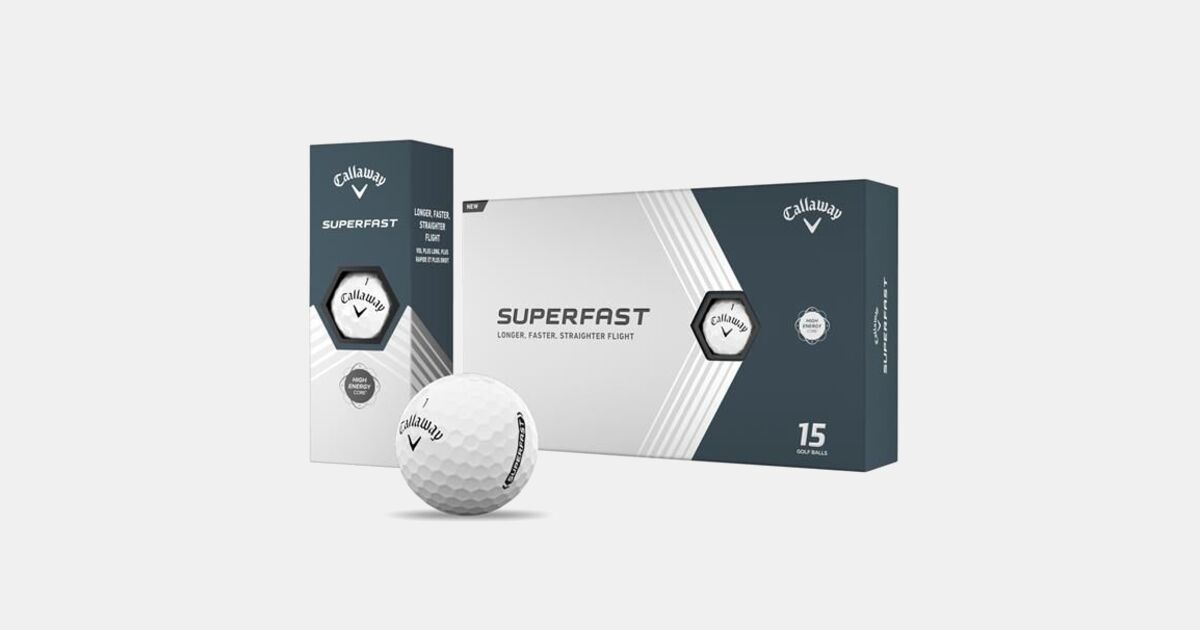 Callaway Superfast Golf Balls with your logo | MiniThrowBalls.com