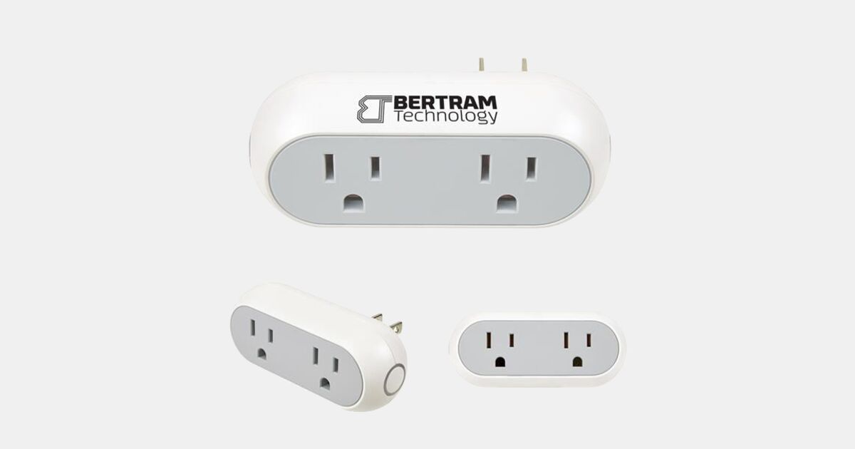 Capsule Dual Control Smart Plug with your logo | MiniThrowBalls.com