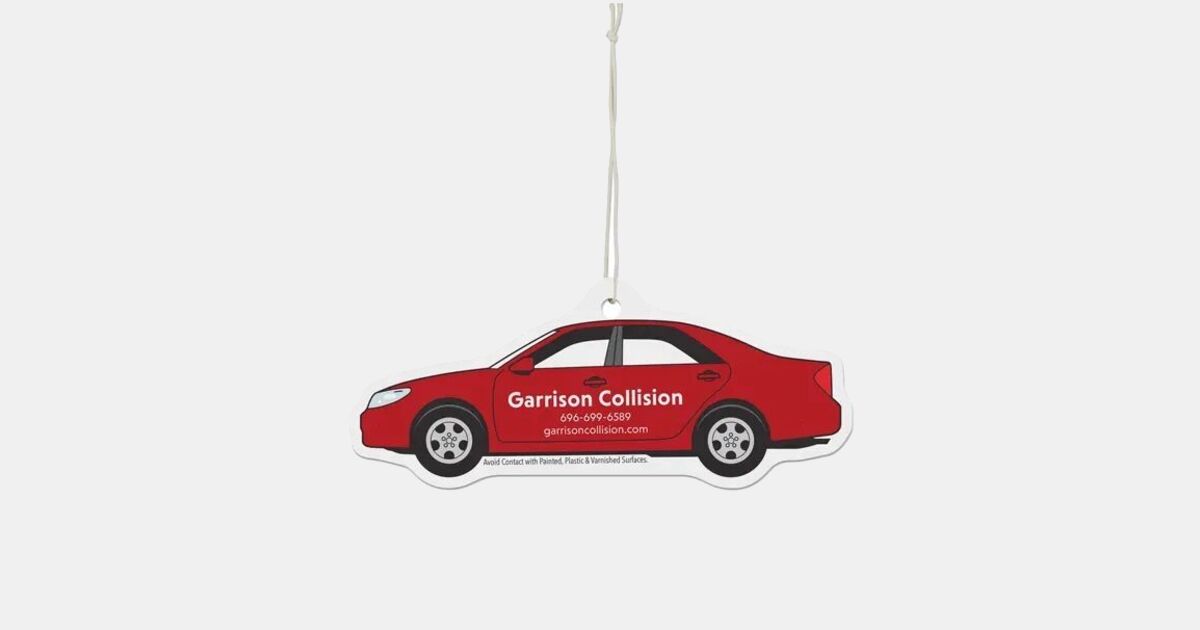 Custom Imprinted Car Shaped Air Fresheners with your logo ...