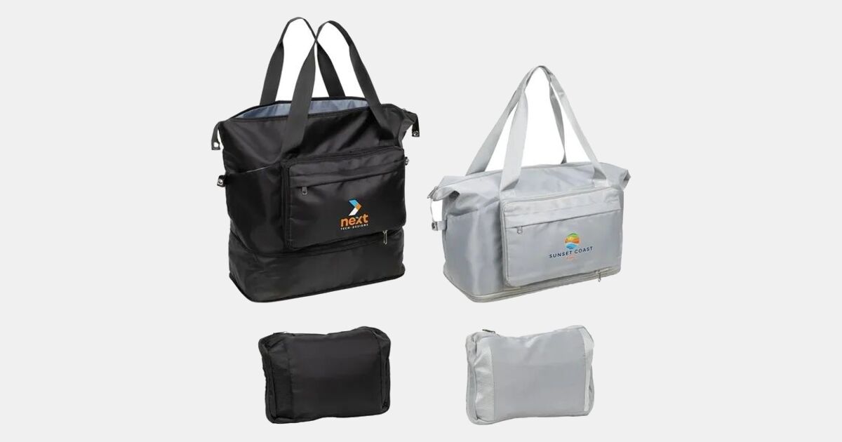 Custom Printed Caravan Expandable Travel Tote with your logo ...