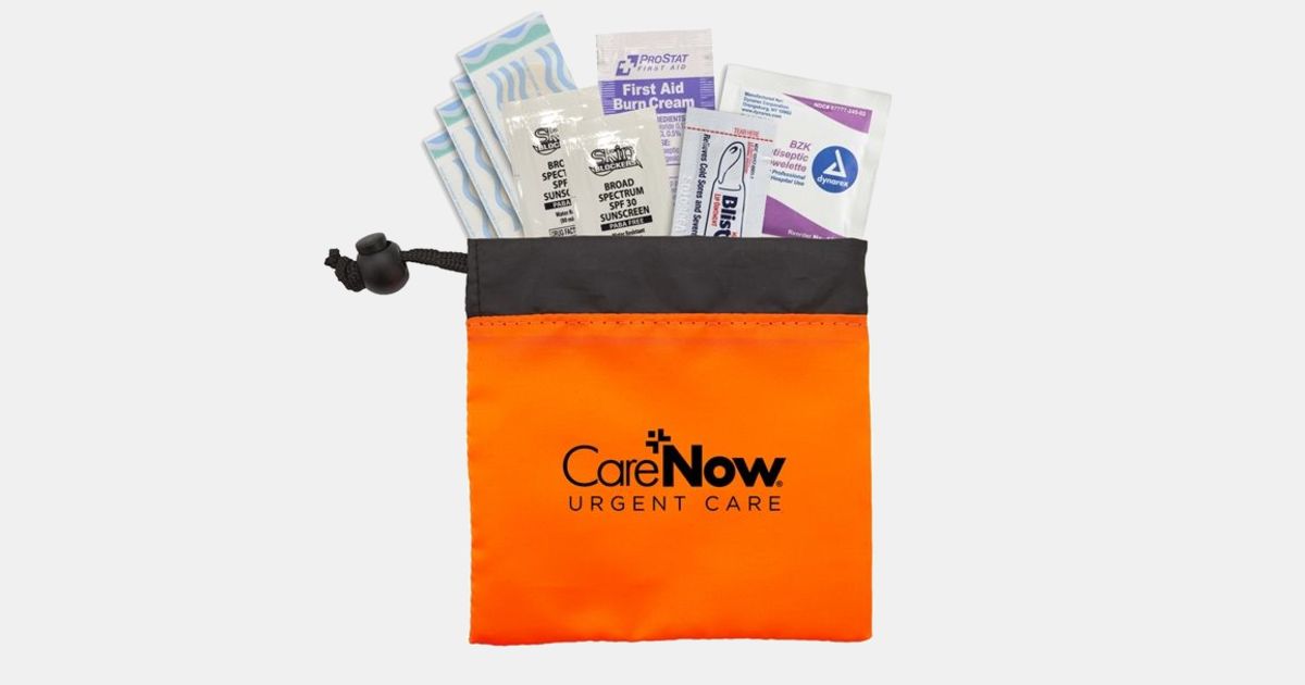 Custom Printed Cinch-Up (TM) Sun Care Kit with your logo ...