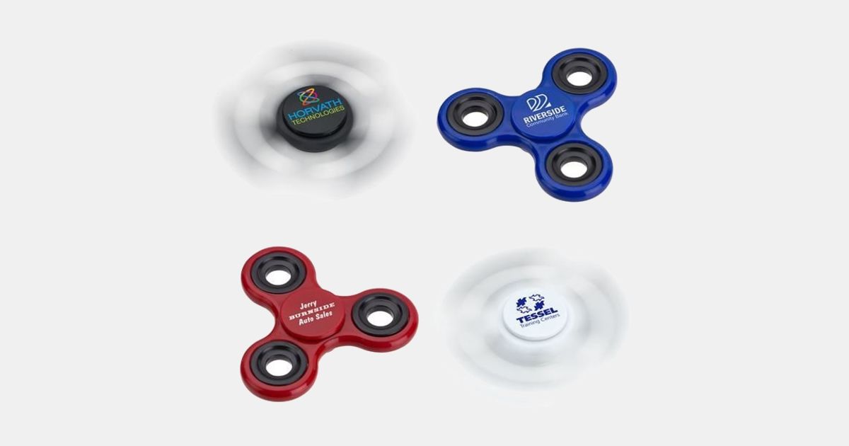 Custom Classic Whirl Spinner with your logo | MiniThrowBalls.com