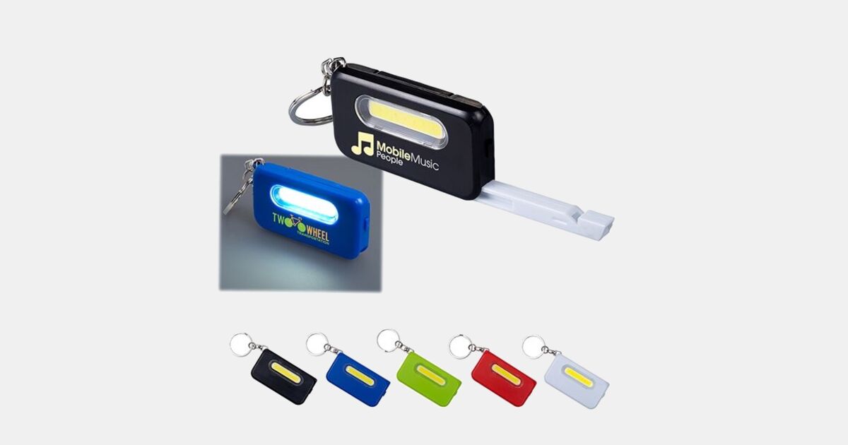 Custom Printed Cob Light With Whistle with your logo | MiniThrowBalls.com