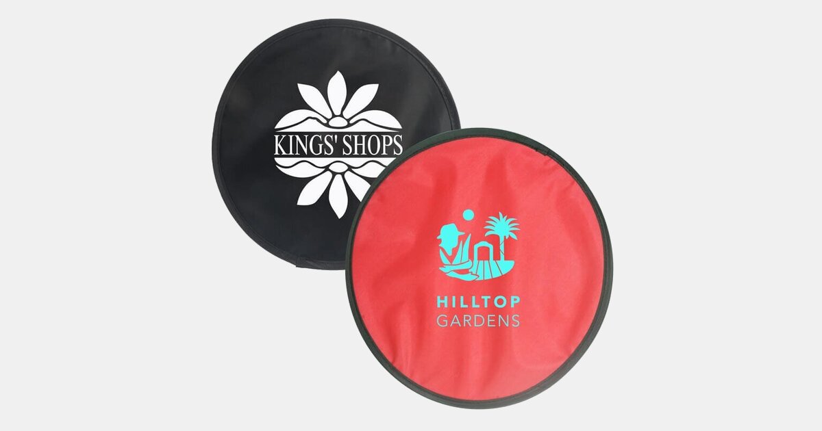 Collapsible Flyer with your logo | MiniThrowBalls.com