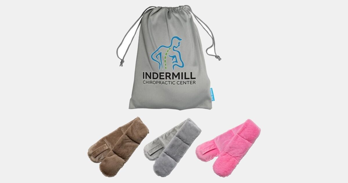 Comfort Pals(TM) Heat Therapy Neck Wrap with your logo | MiniThrowBalls.com