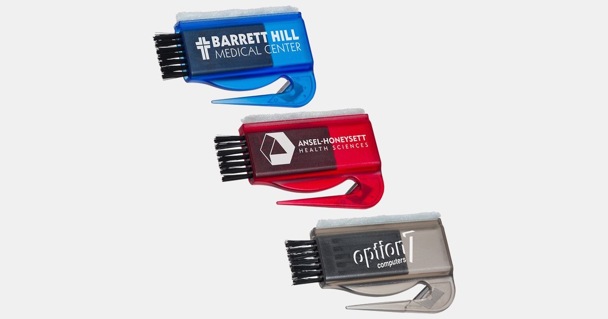 Custom Printed Computer Brush Letter Opener with your logo ...