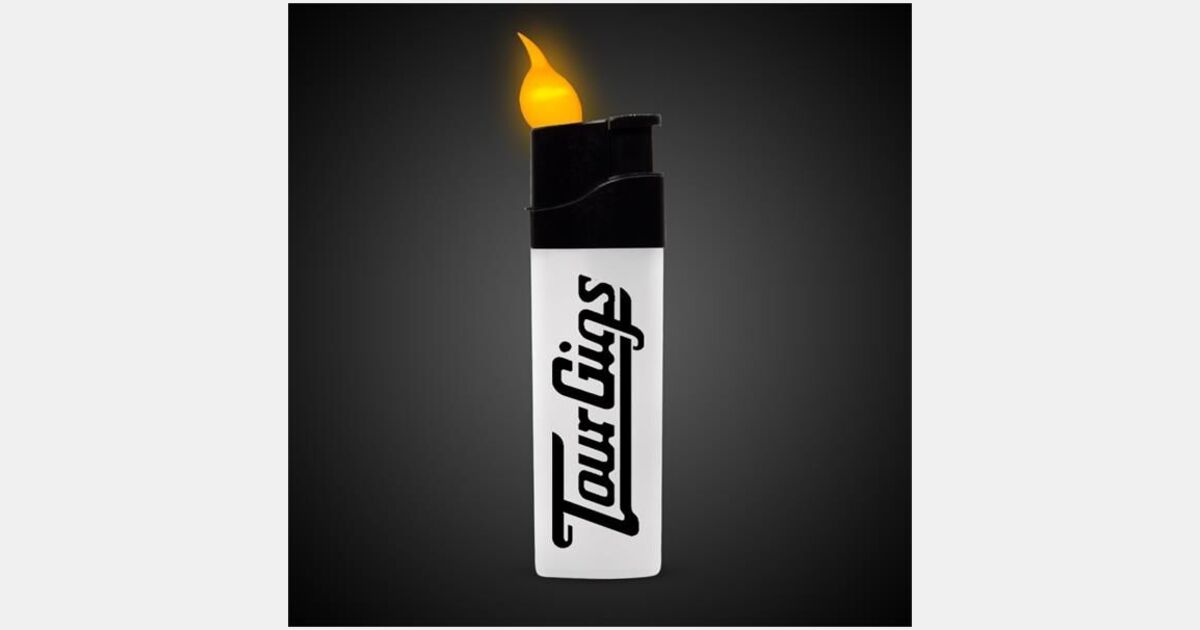 Custom Printed Concert Lighter with your logo | MiniThrowBalls.com