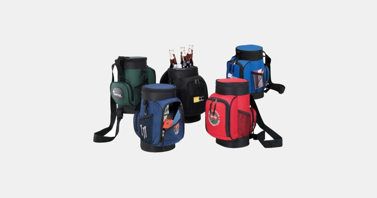 Cooler Caddy Junior with your logo | MiniThrowBalls.com