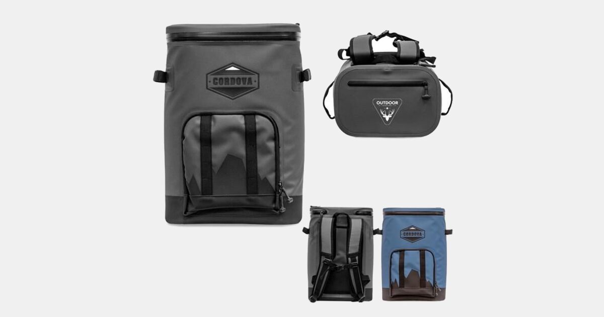 Cordova Coolers Voyager Backpack Cooler with your logo | MiniThrowBalls.com