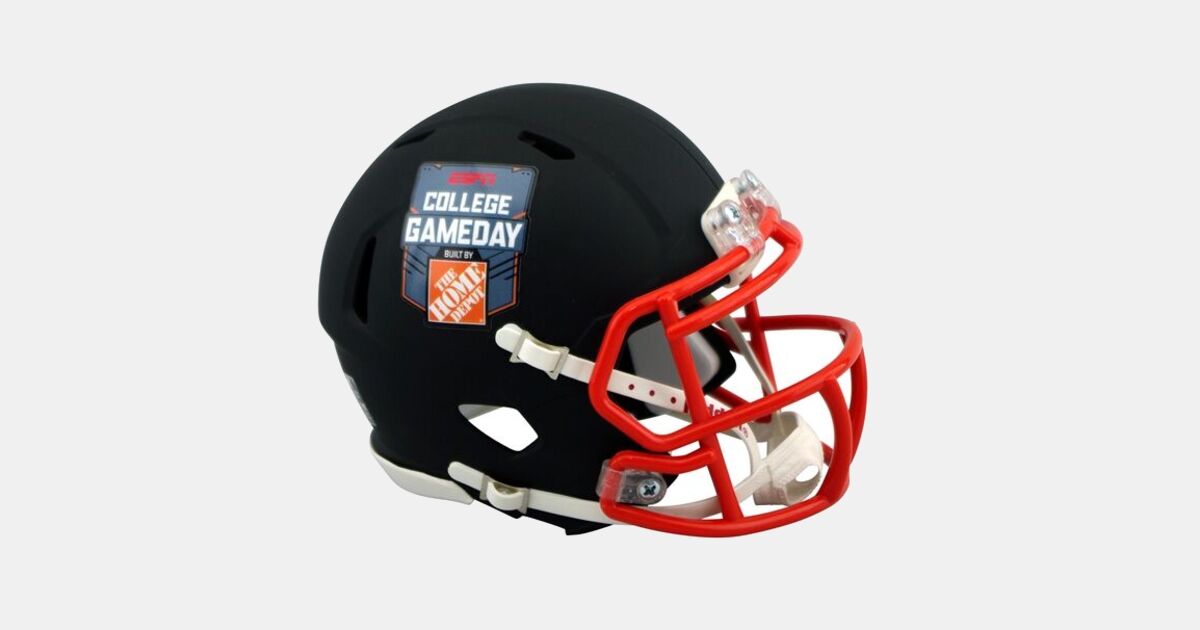 Custom Printed Mini Riddell Football Helmet with your logo ...