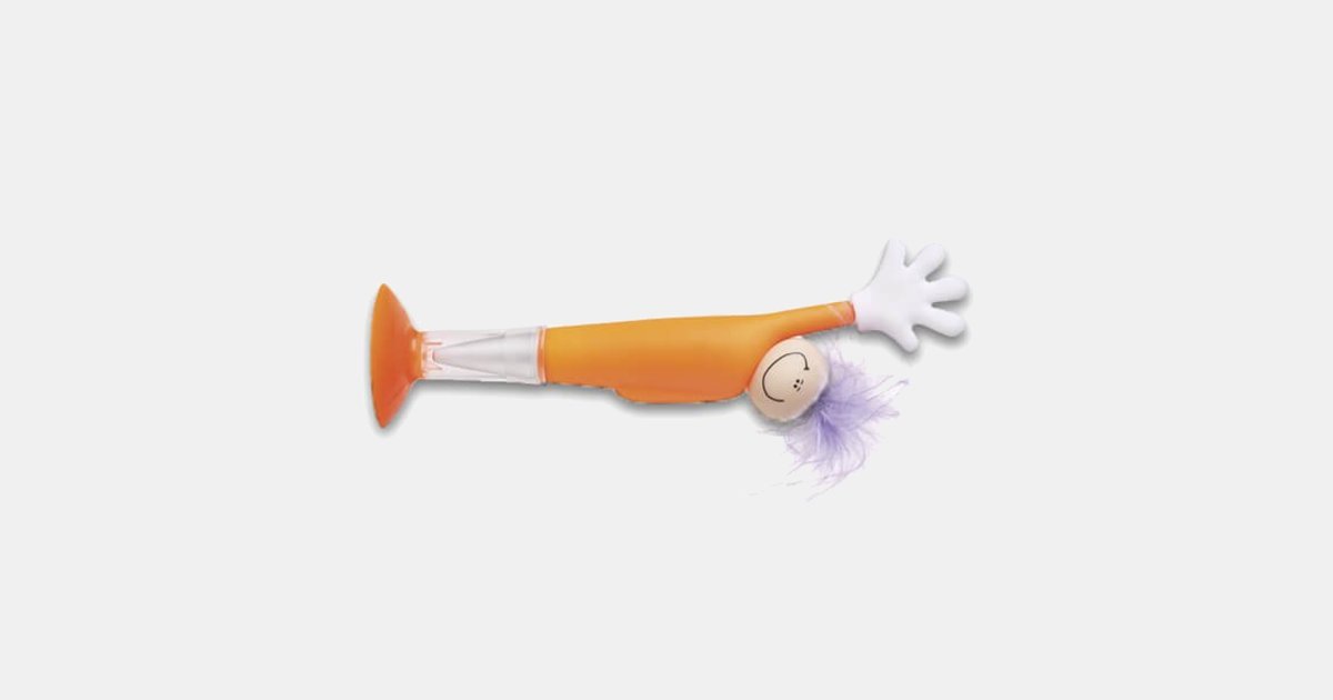 Pen with Logo - Goofy (TM) Handz Pen, High Five | MiniThrowBalls.com