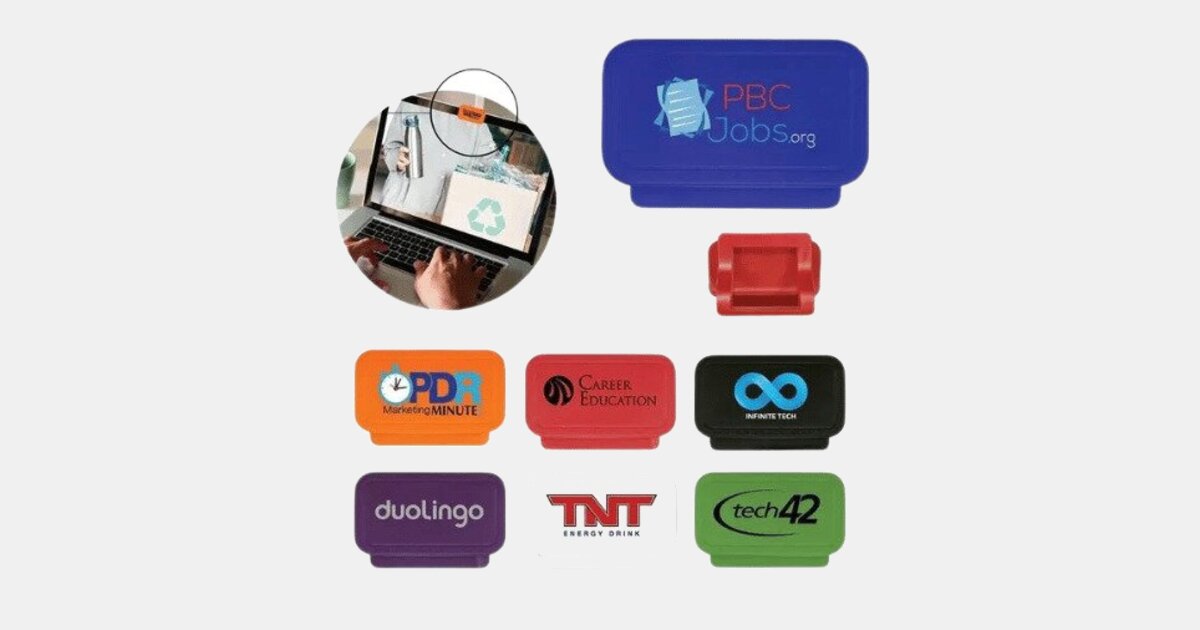 Custom Imprinted Recycled Privacy Cover with your logo | MiniThrowBalls.com