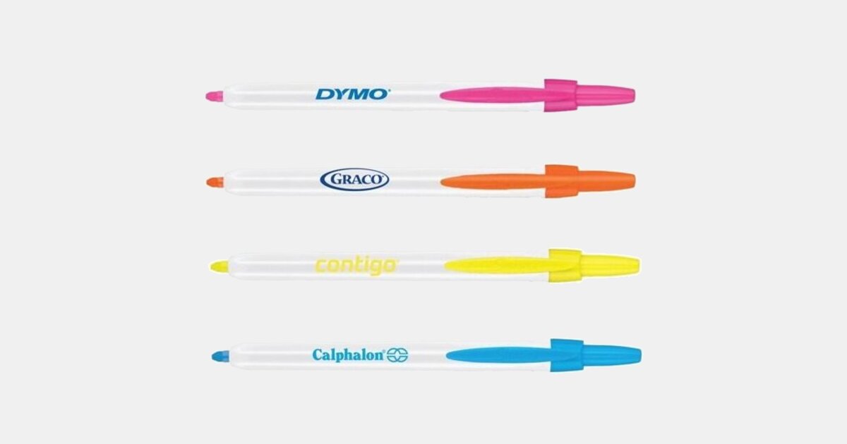 USA Made Sharpie(R) Highlighter RT with your logo | MiniThrowBalls.com