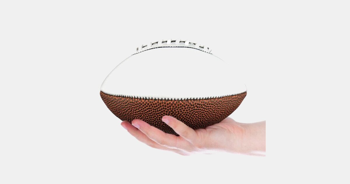 Custom Printed Autograph Football - 10" - Mid Size with your logo ...