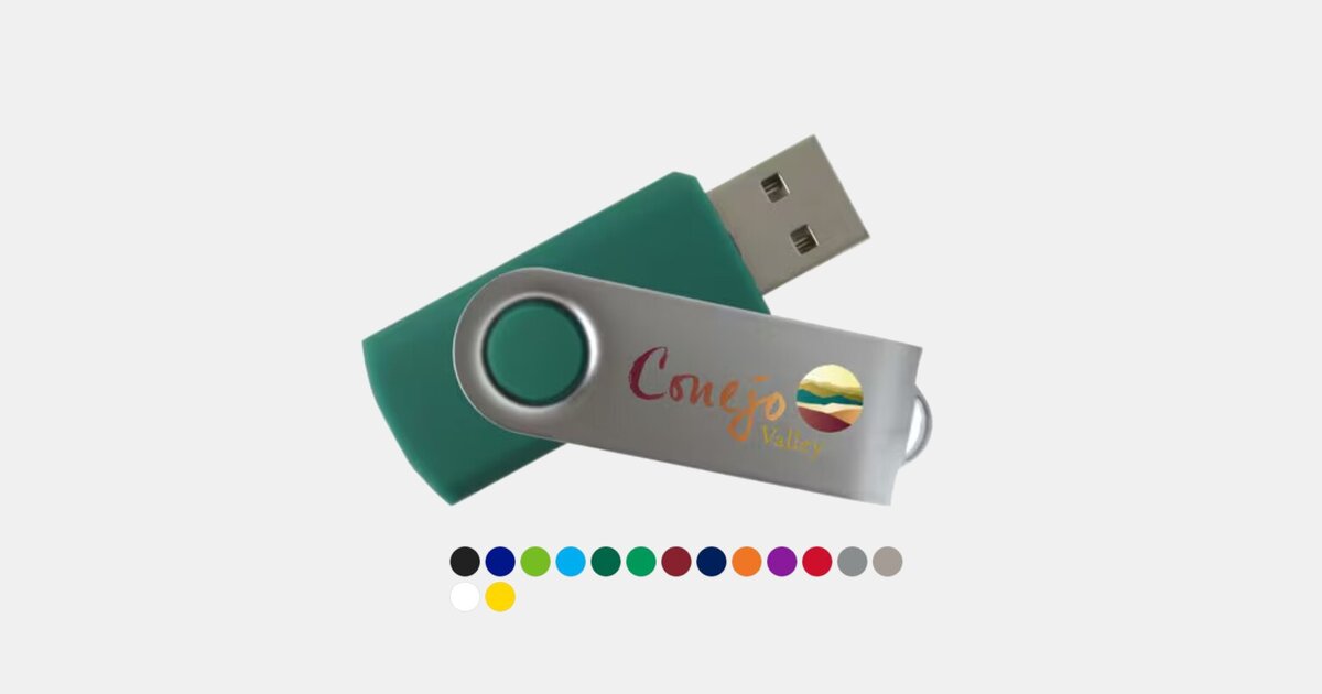 Custom Printed iClick USB 1GB with your logo | MiniThrowBalls.com