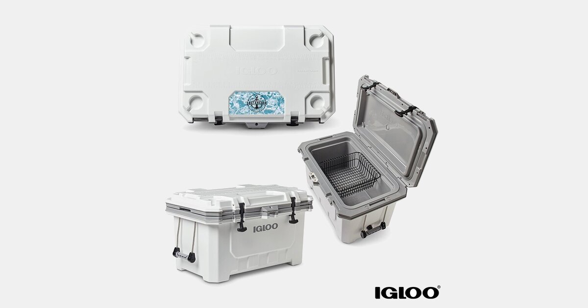 Custom Printed Igloo(R) IMX 70 Quart, 105-Can Cooler with your logo ...