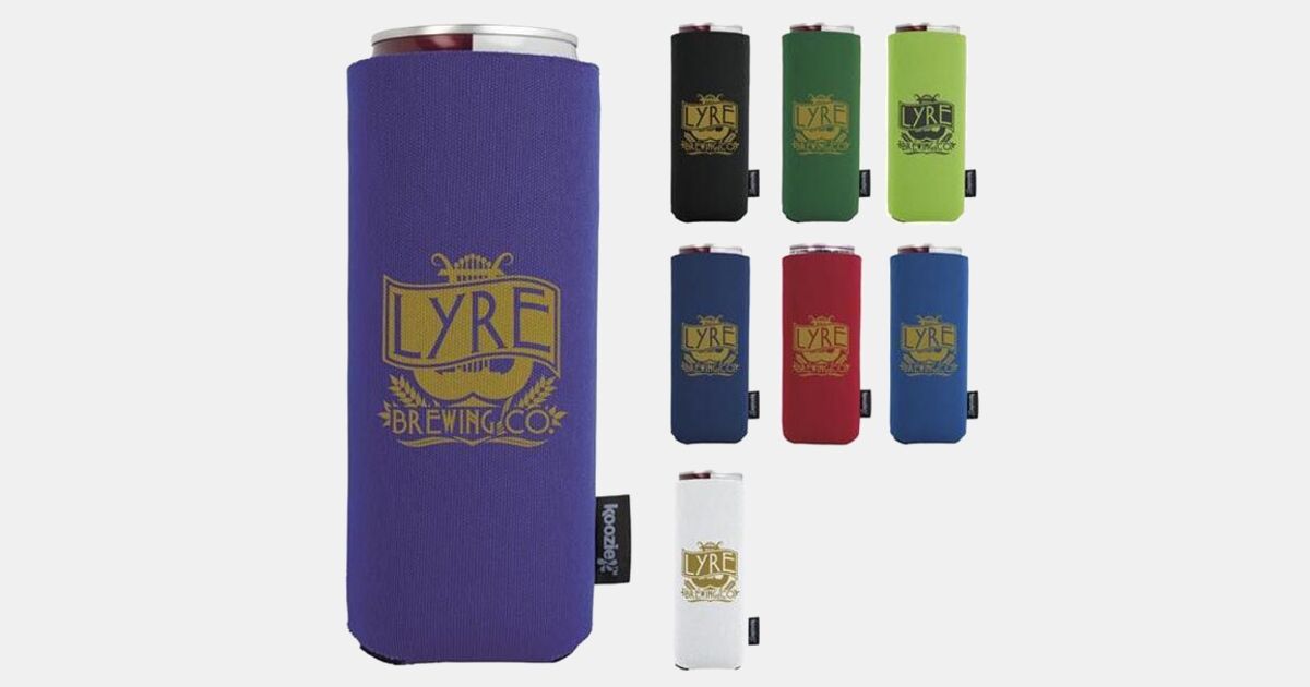 Custom Printed Koozie (R) Collapsible Slim Can Kooler with your logo ...