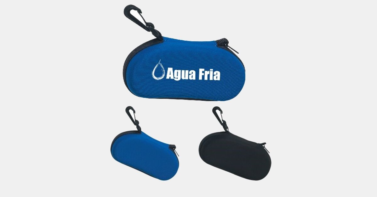 Custom Printed Sunglass Case With Clip with your logo | MiniThrowBalls.com