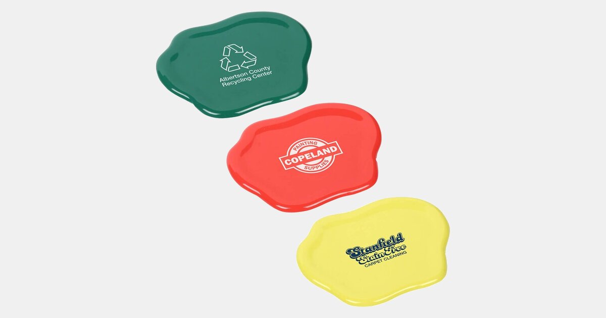 Custom Splash O Color Coaster with your logo | MiniThrowBalls.com