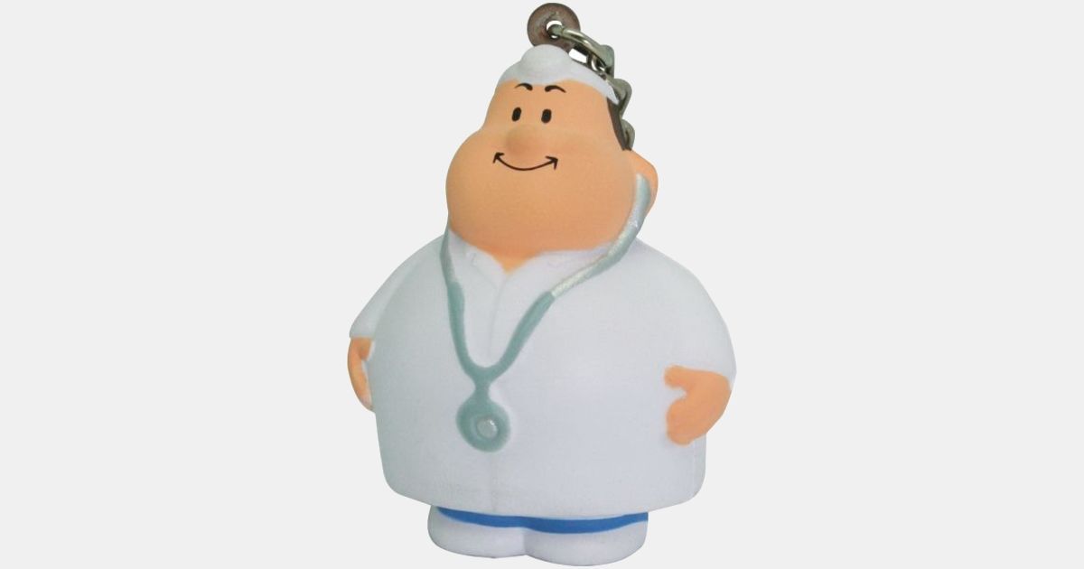 Custom Doctor Bert Squeezie (R) Keychain with your logo ...