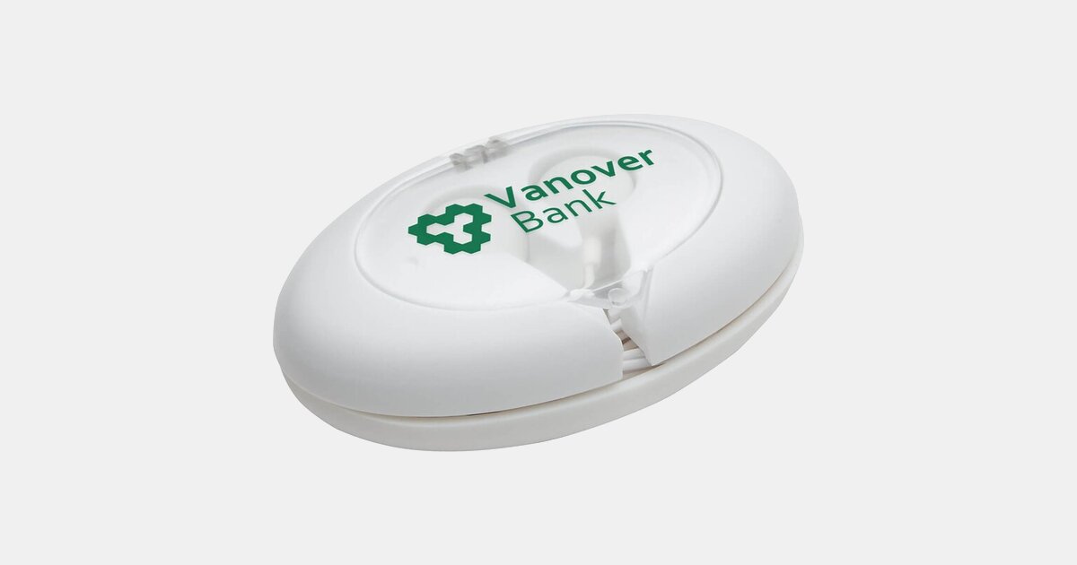 Custom Easy Store Earbuds with your logo | MiniThrowBalls.com