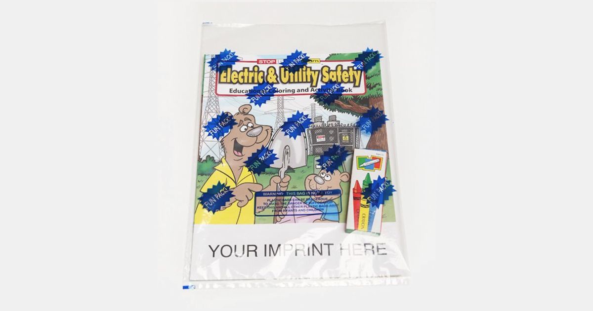 Electric & Utility Safety Coloring & Activity Book Fun Pack with your ...
