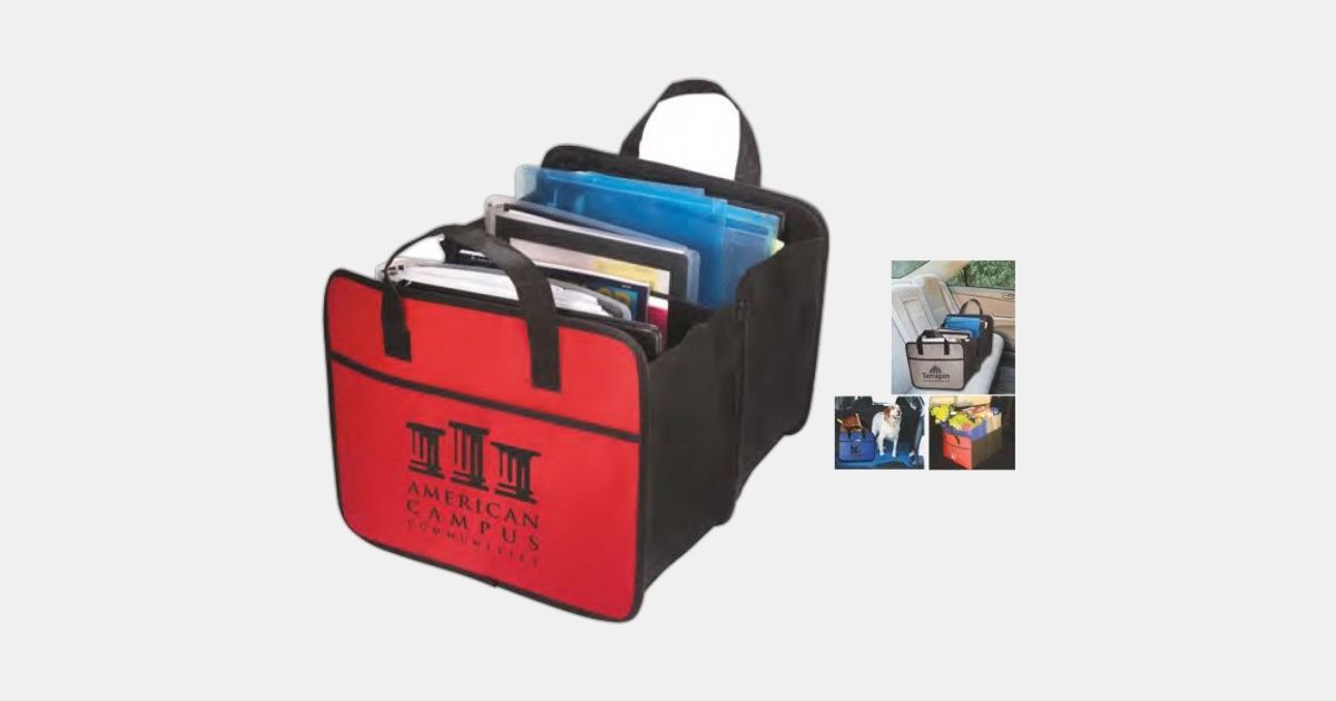Promotional Expandable Auto Organizer with your logo | MiniThrowBalls.com