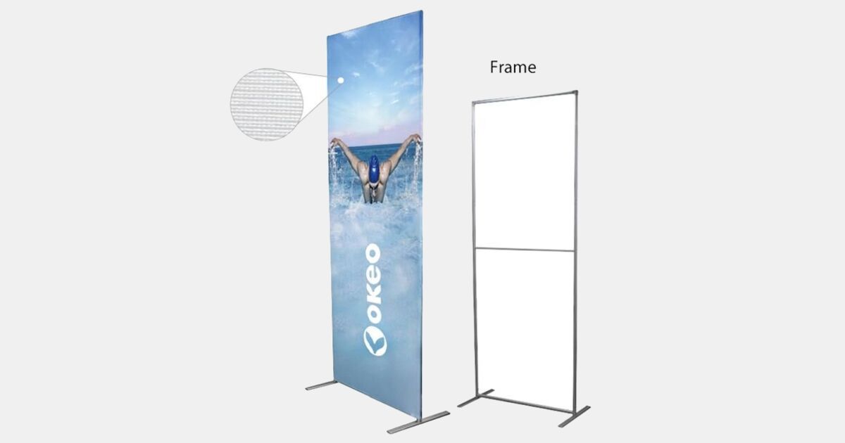 Custom Printed Fabric Banner Stand - Standard with your logo ...