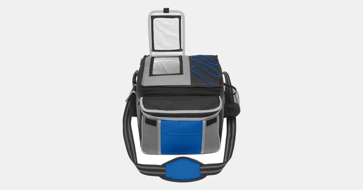 Flip-Top Cooler Bag with your logo | MiniThrowBalls.com