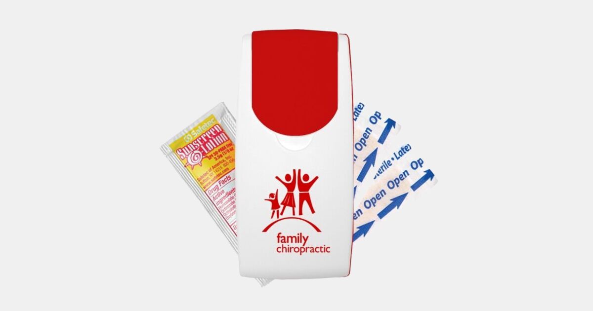 Flip-Top Sun Kit USA Made with your logo | MiniThrowBalls.com