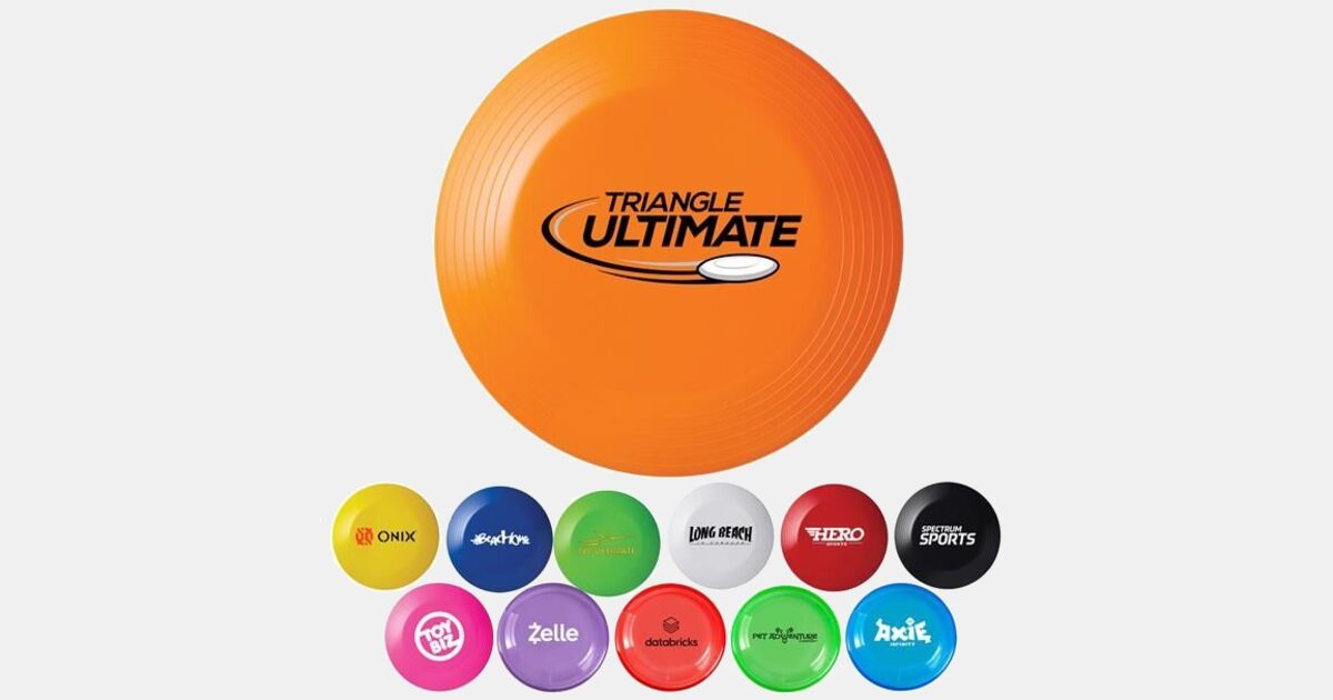 9" Flyer Disc with your logo | MiniThrowBalls.com