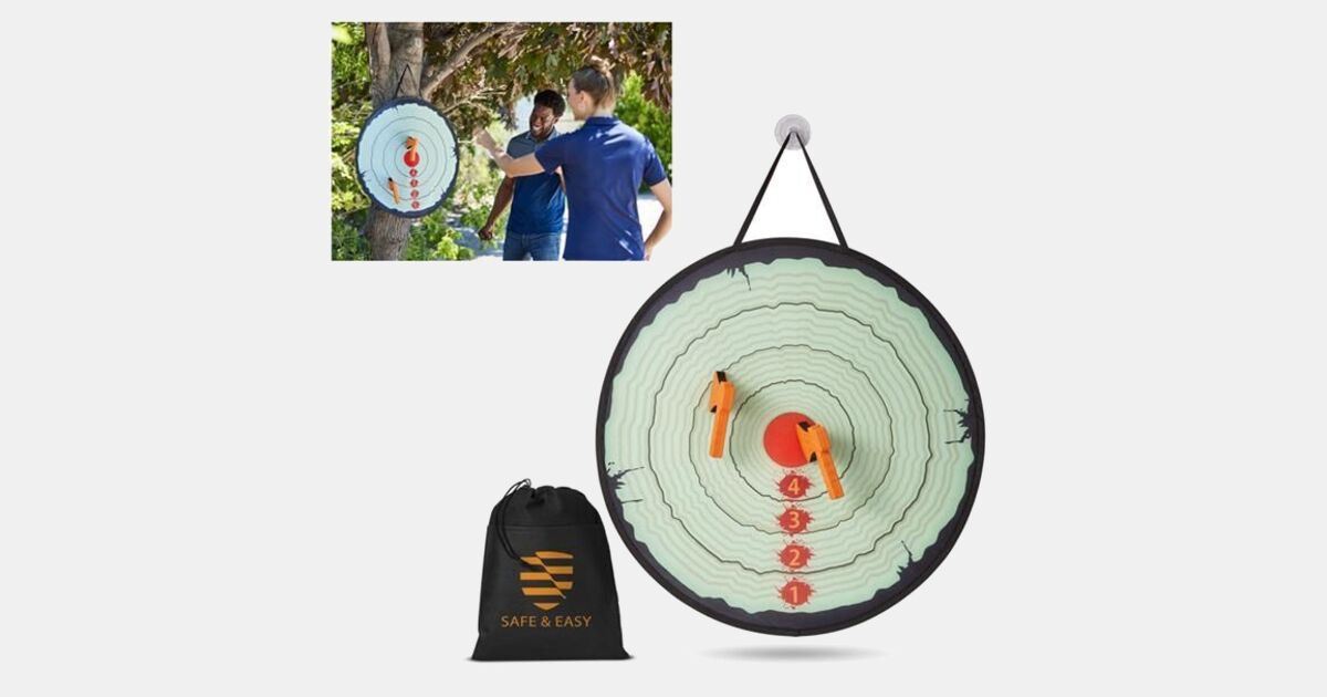 Foam Axe Throwing Game with your logo | MiniThrowBalls.com