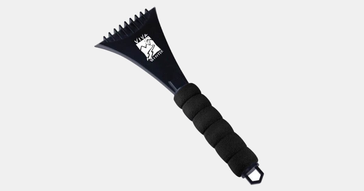 Foam Handle Ice Scrapers with your logo | MiniThrowBalls.com