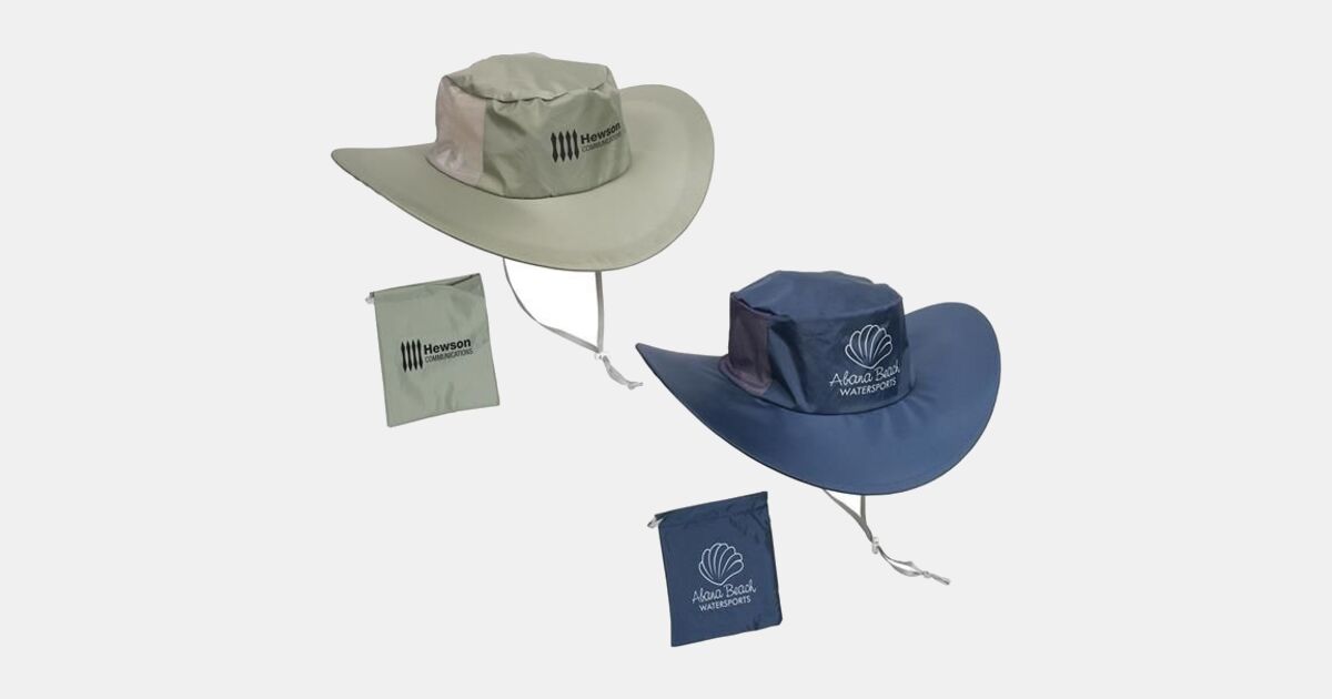 Marketing Fold N Go Outdoor Hat with your logo | MiniThrowBalls.com