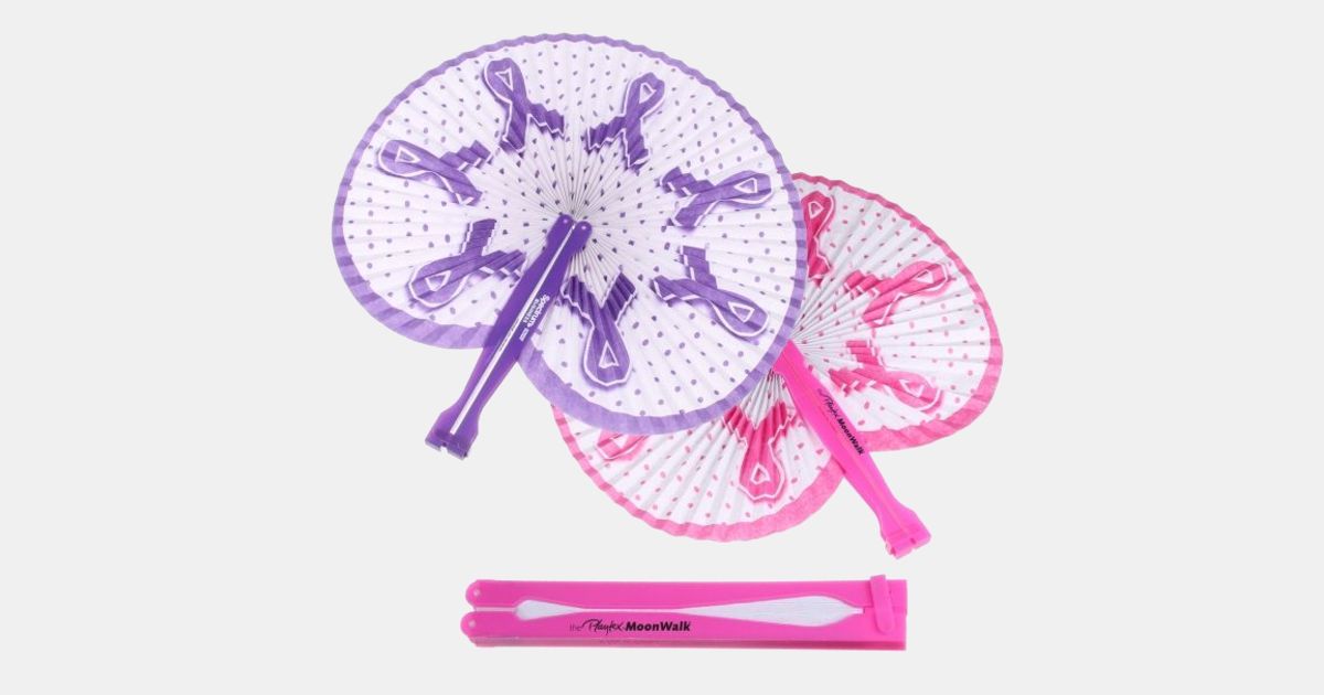 Folding Fan with your logo | MiniThrowBalls.com