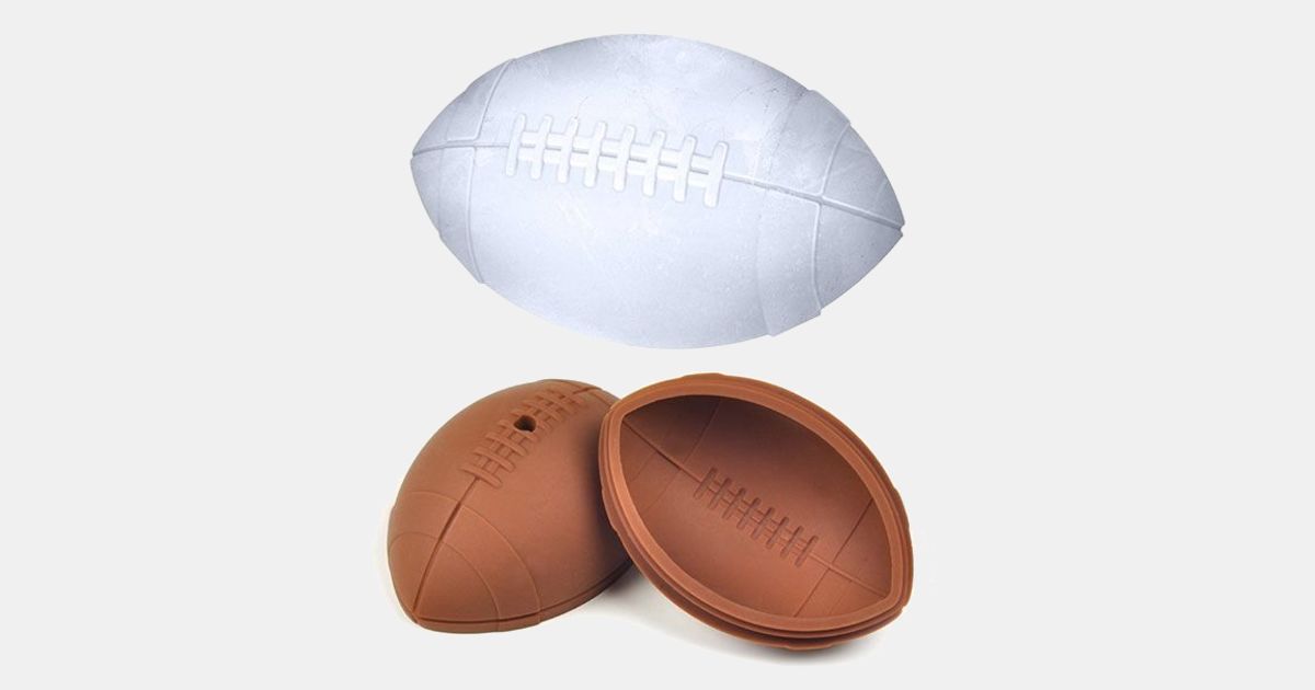 Custom Imprinted Football Silicone Ice Mold with your logo ...