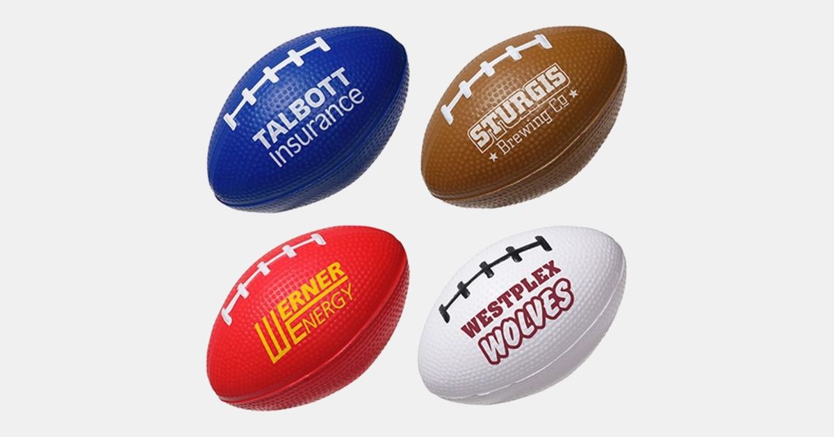Custom Football Slo-Release Serenity Squishy with your logo ...